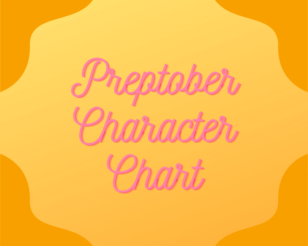 Preptober: Character Chart – Rambling Robin